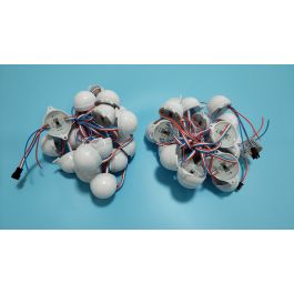 40mm 20 nodes 24V SM16703 RGB 5050 LED pixel point light